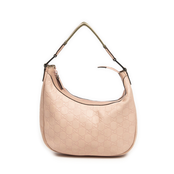 Gucci | Bags | Gucci Small Web Hobo In Pink Guccissima Leather | Poshmark